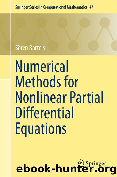 Numerical Methods for Nonlinear Partial Differential Equations by Sören ... Numerical Methods for Nonlinear Partial Differential Equations by Sören ...